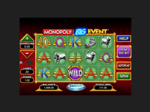 Monopoly Big Event Slot | Classic Entertainment From Barcrest Software